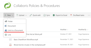 How to use a Link to a Document in SharePoint - Collaboris