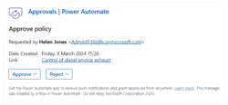 Creating a Policy Approval Workflow with Power Automate - Collaboris