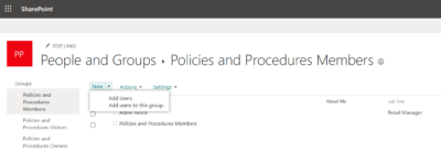 How to Add Users to a SharePoint Group - Collaboris