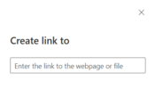 Creating links to external content in Office365